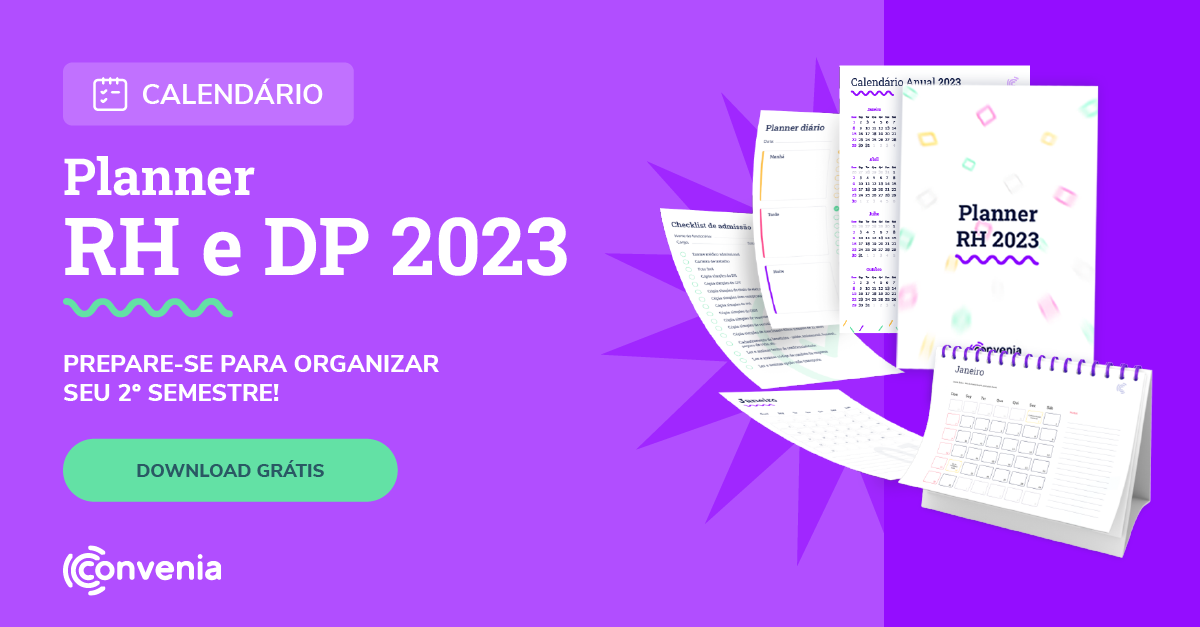 Planner gratuito RH e DP 2023